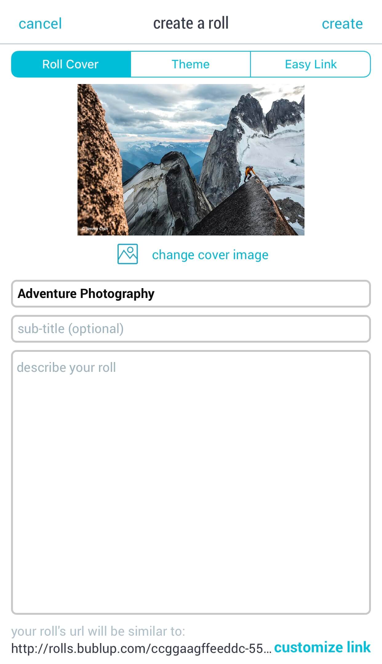 Create a roll | Bublup