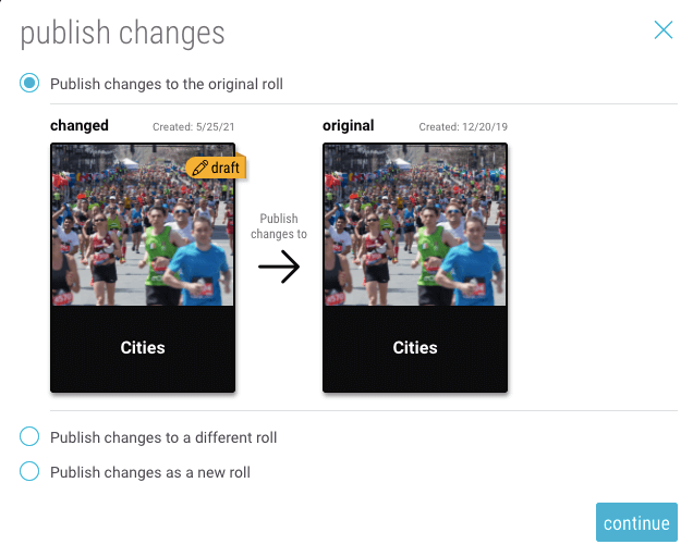 Private rolls editing | Bublup