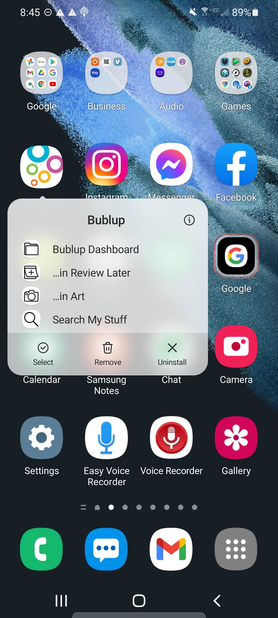 Home Screen Shortcuts on Mobile - Bublup