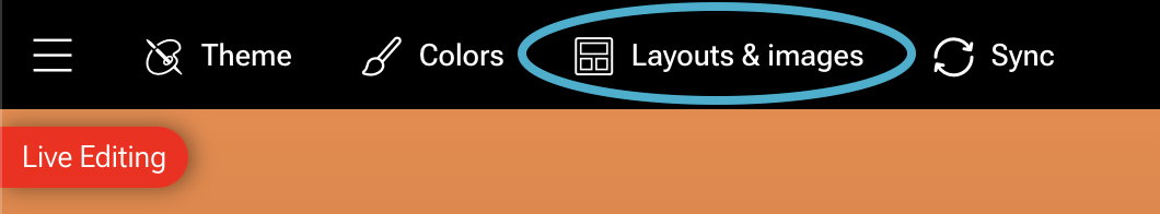 Changing a section layout | Bublup