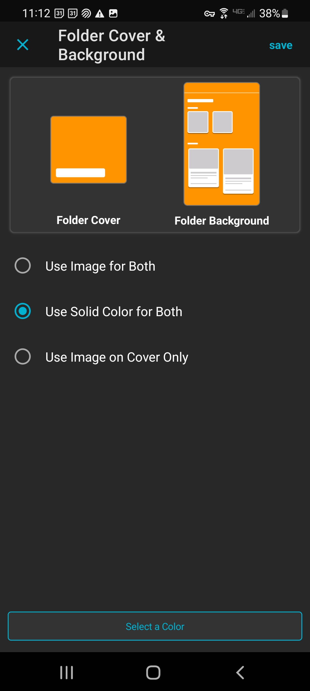Changing your folder cover and background | Bublup