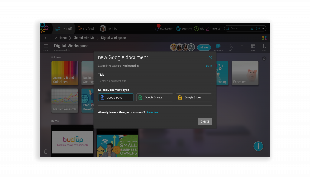 Imports and Connections - Bublup