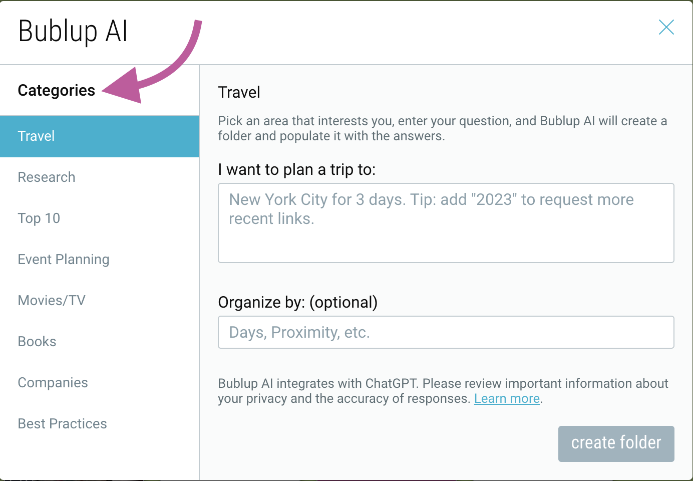 Bublup AI Assistant - Bublup