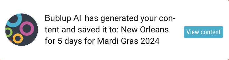 Bublup AI Assistant - Bublup