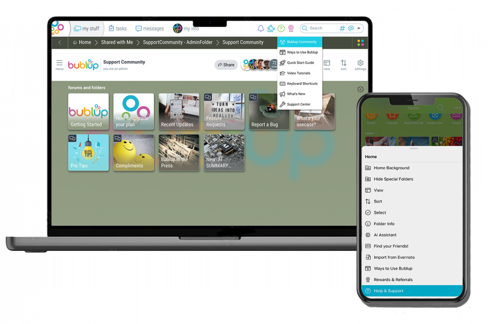 Connect with other Bublupers - Bublup